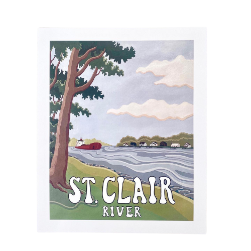 St Clair River Print – Kind Decor