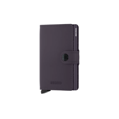 Mini Wallet Matte Dark Purple – Kind Decor
